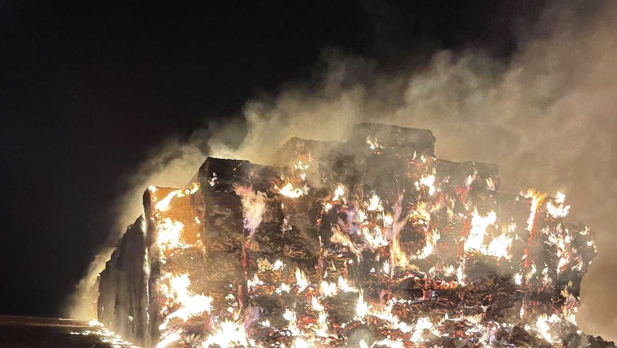 2 separate hay bale fires started in Butte County to cost $200,000