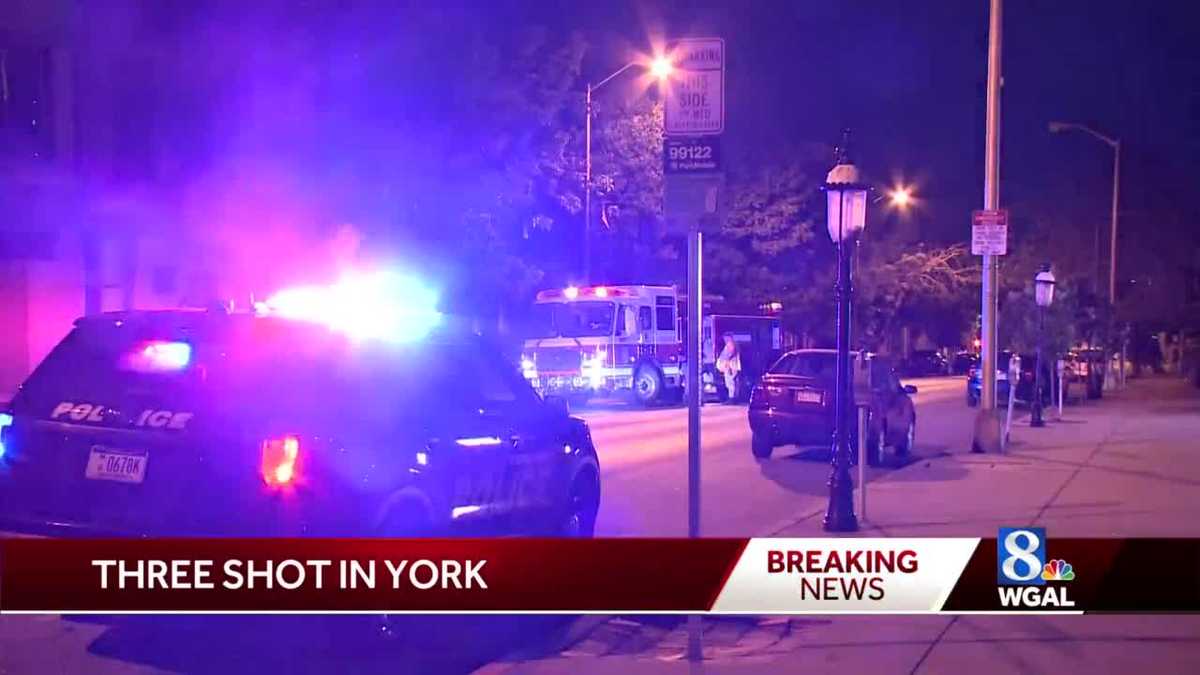 3 shot in York Saturday night