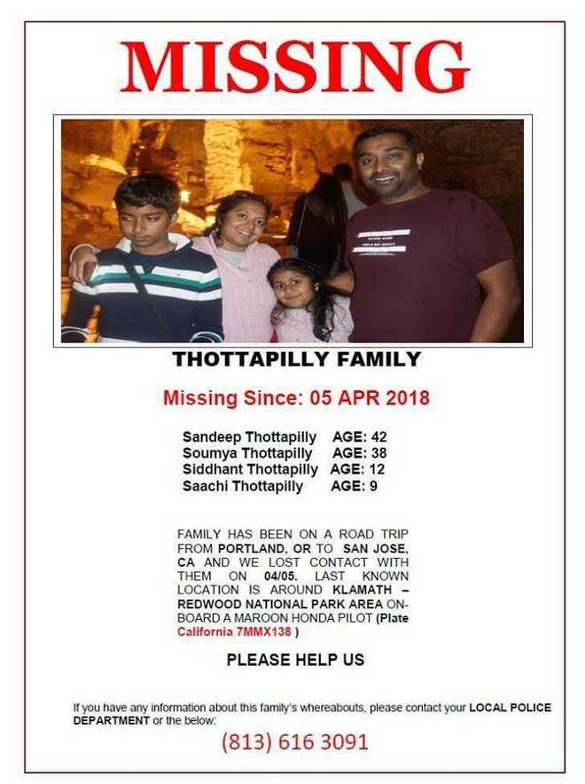 Family missing on road trip from Oregon to California