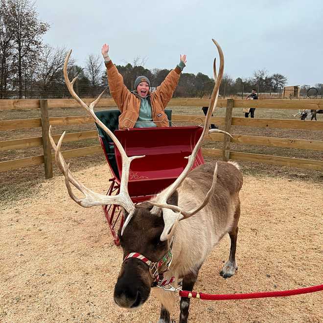 This magical farm in Kentucky lets you get up close with Santa's reindeer