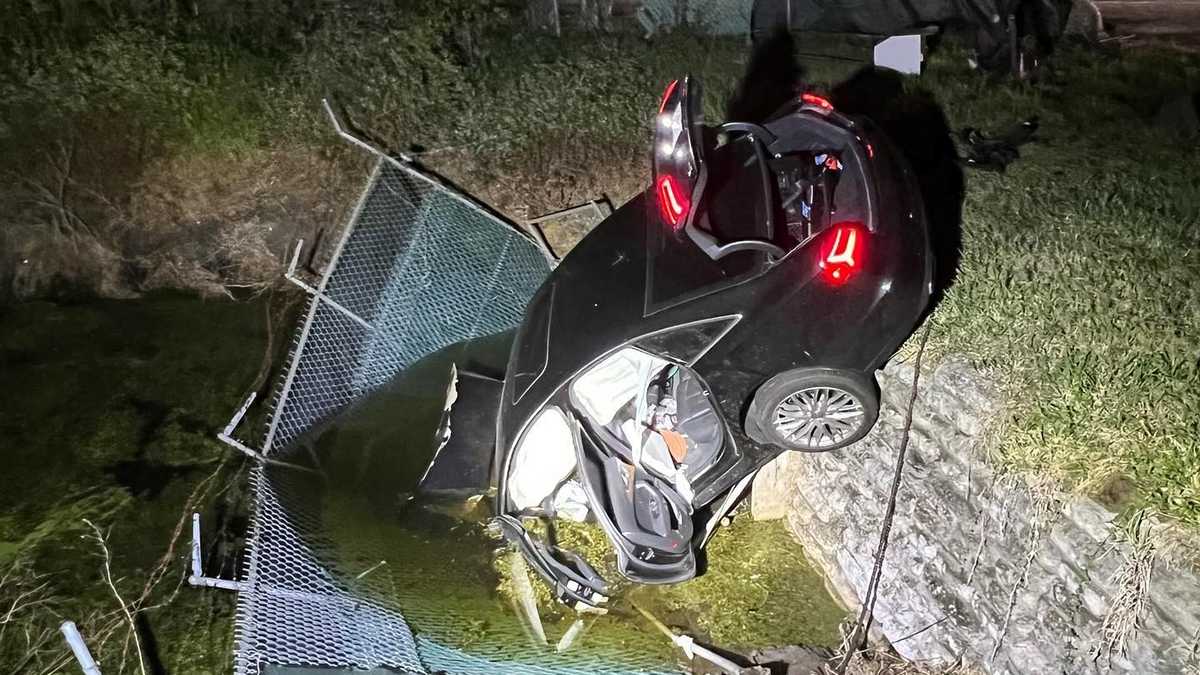 Person hospitalized after crash into Florida canal