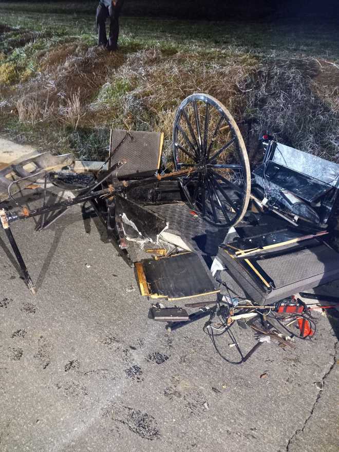 Horse and buggy crash leaves one injured Horse and buggy crash leaves one injured