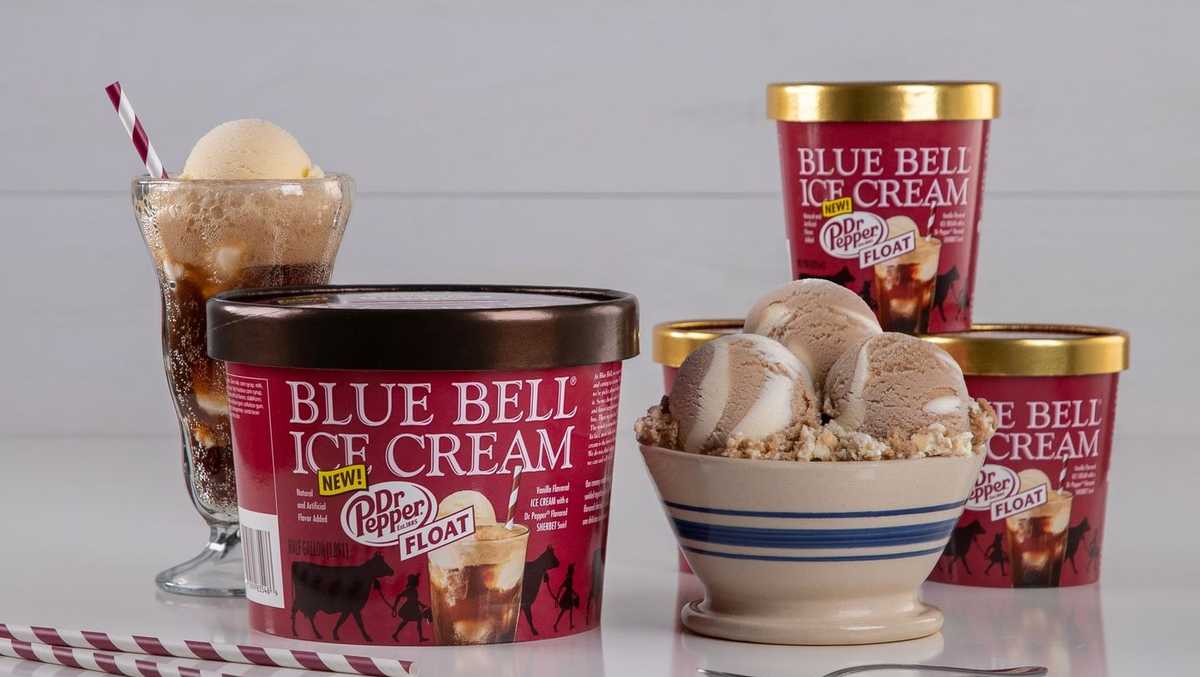 Blue Bell ice cream's new Dr Pepper collaboration now available