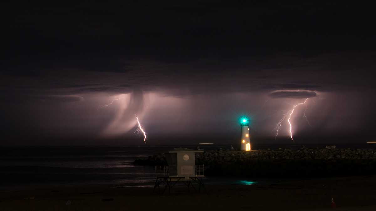 GALLERY: Lightning storm lights up the Central Coast