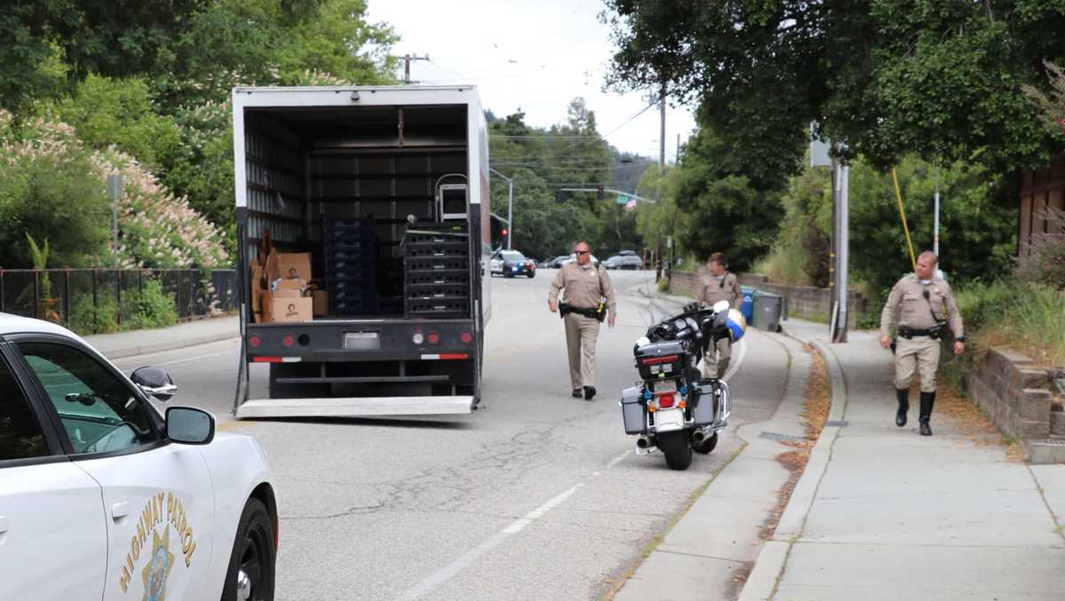 Driver of stolen box truck arrested after attempting to ram CHP patrol ...