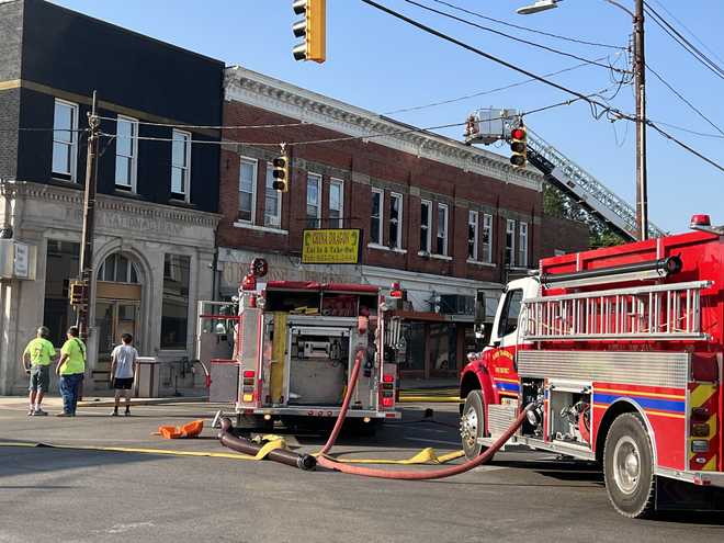 Structure fire reported on East Main Street in Blanchester