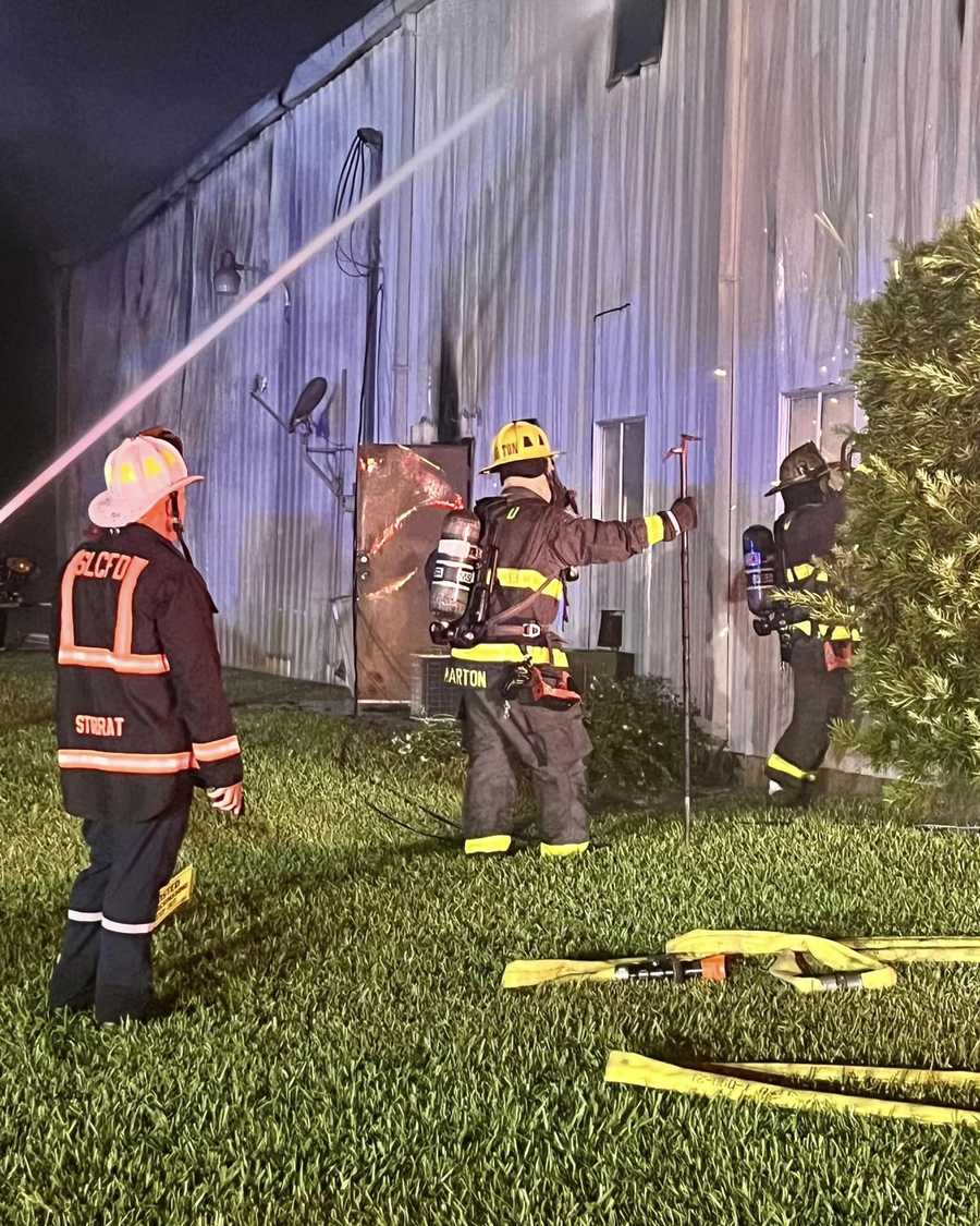 GALLERY: Ft. Pierce fire burns bright at commercial building