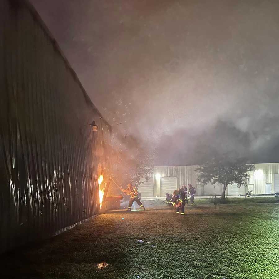 GALLERY: Ft. Pierce fire burns bright at commercial building