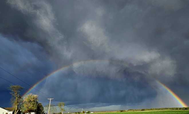 Check out these photos of Iowa rainbows after Tuesday's storms
