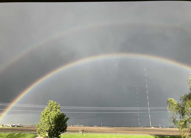 Check out these photos of Iowa rainbows after Tuesday's storms