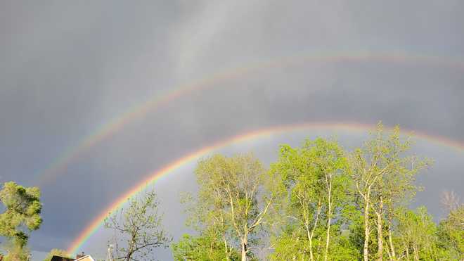Check out these photos of Iowa rainbows after Tuesday's storms