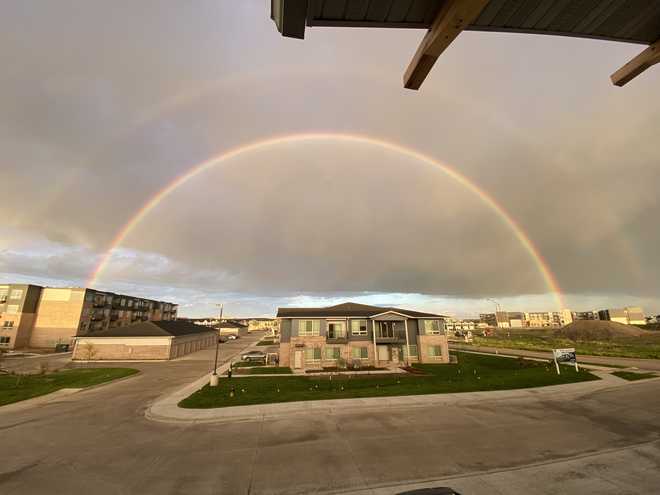 Check out these photos of Iowa rainbows after Tuesday's storms