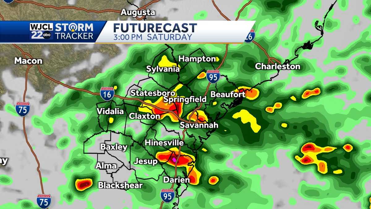 Savannah: Tracking rain chances & holiday forecast