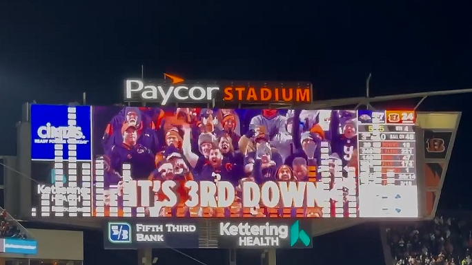 Scoreboard sensation 'Third Down Guy' has become key part of Bengals ...