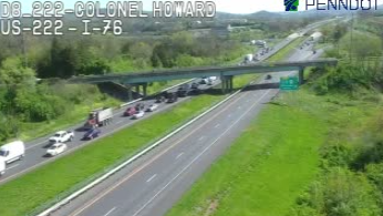 Crash on Route 222 slows down traffic in Lancaster County, Pa.