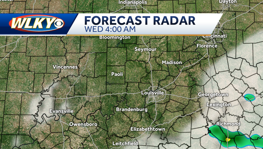 Louisville area severe weather timeline for Tuesday