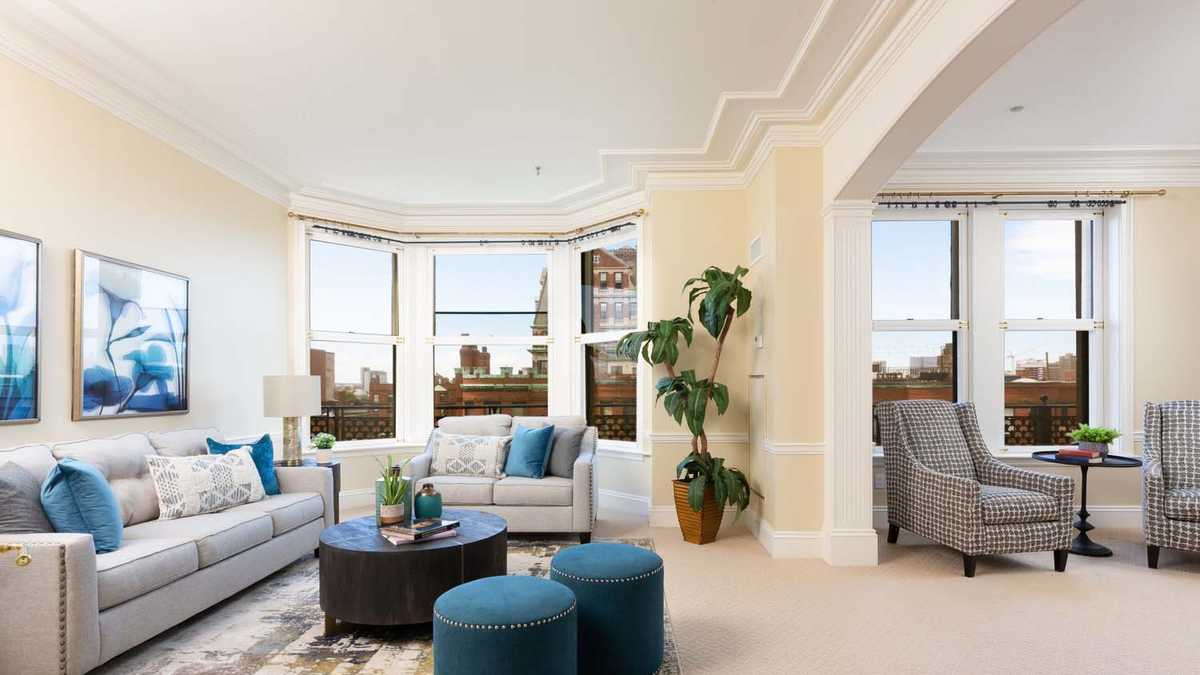 Condo in elegant doorman building on market in Back Bay for $2.34M
