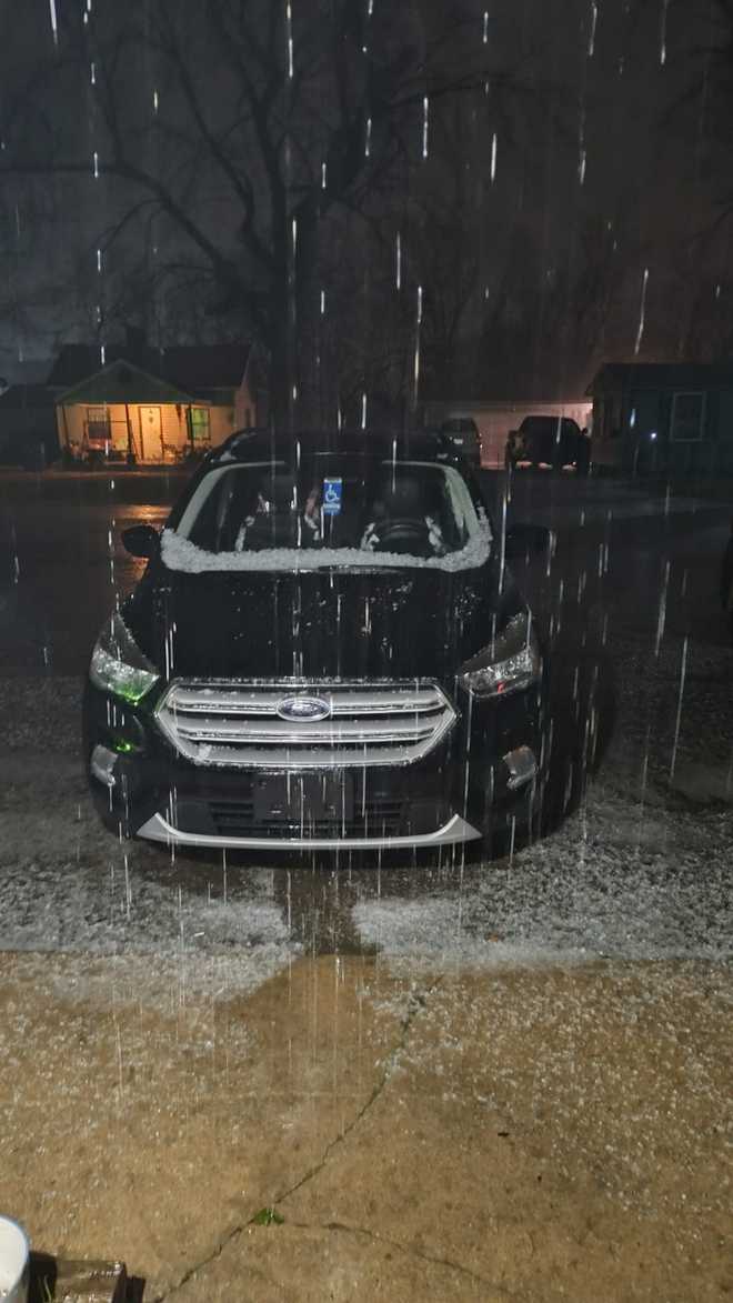 Storm damage and hail across Northwest Arkansas and the River Valley