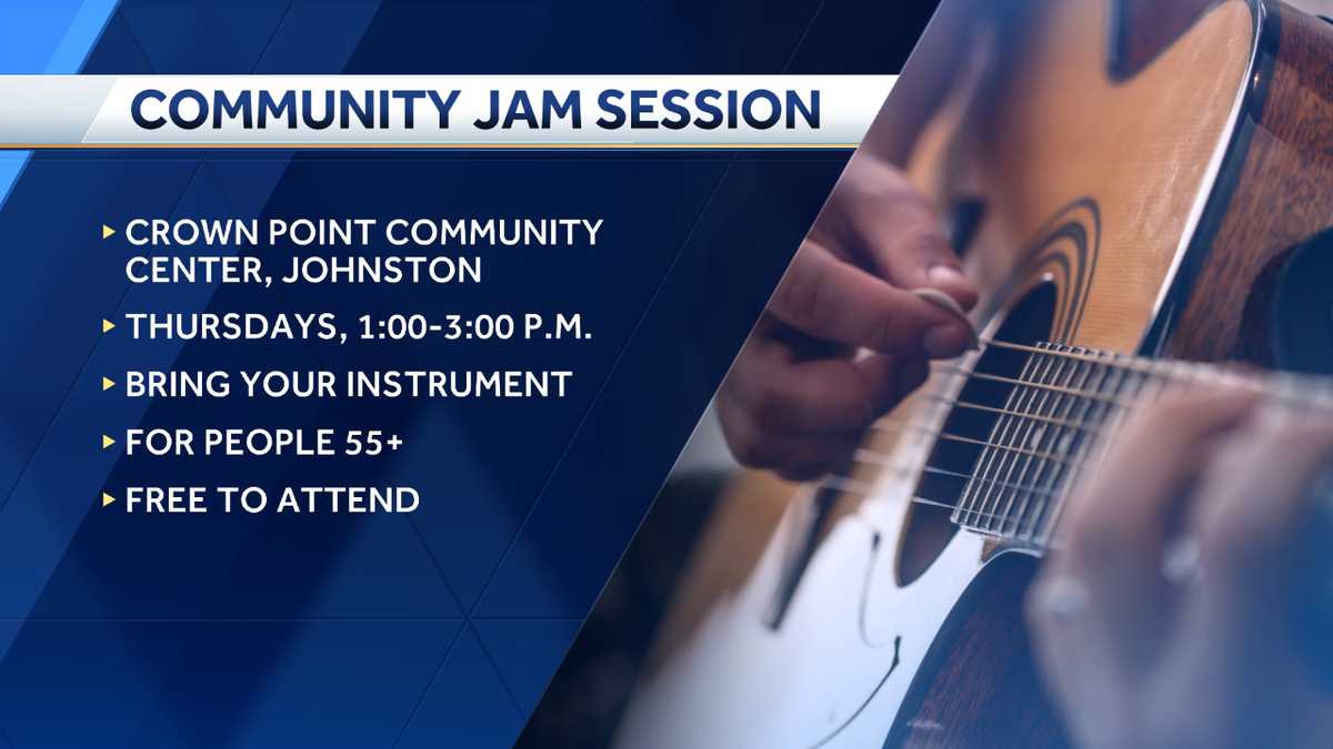 Johnston's Crown Point Community Center hosting jam sessions