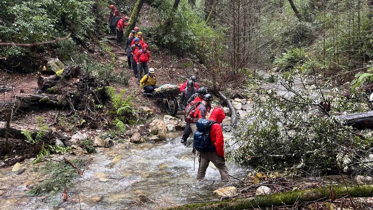 Video: Fallen Hiker rescued in Califronia