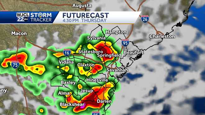 Savannah: Tracking severe weather threat Thursday Savannah: Tracking severe weather threat Thursday