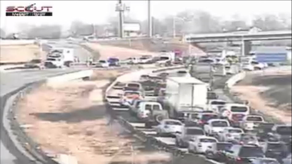 Multiple Multi Vehicle Accidents Snarl Traffic On I 435 Past I 70