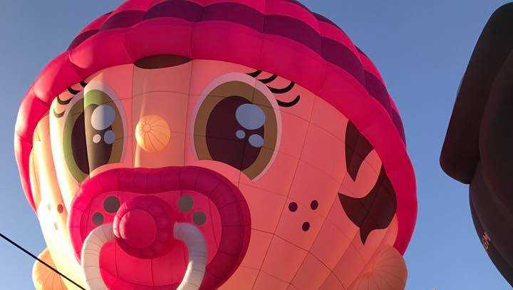Balloon Fiesta Special Shapes Rodeo takes to the air
