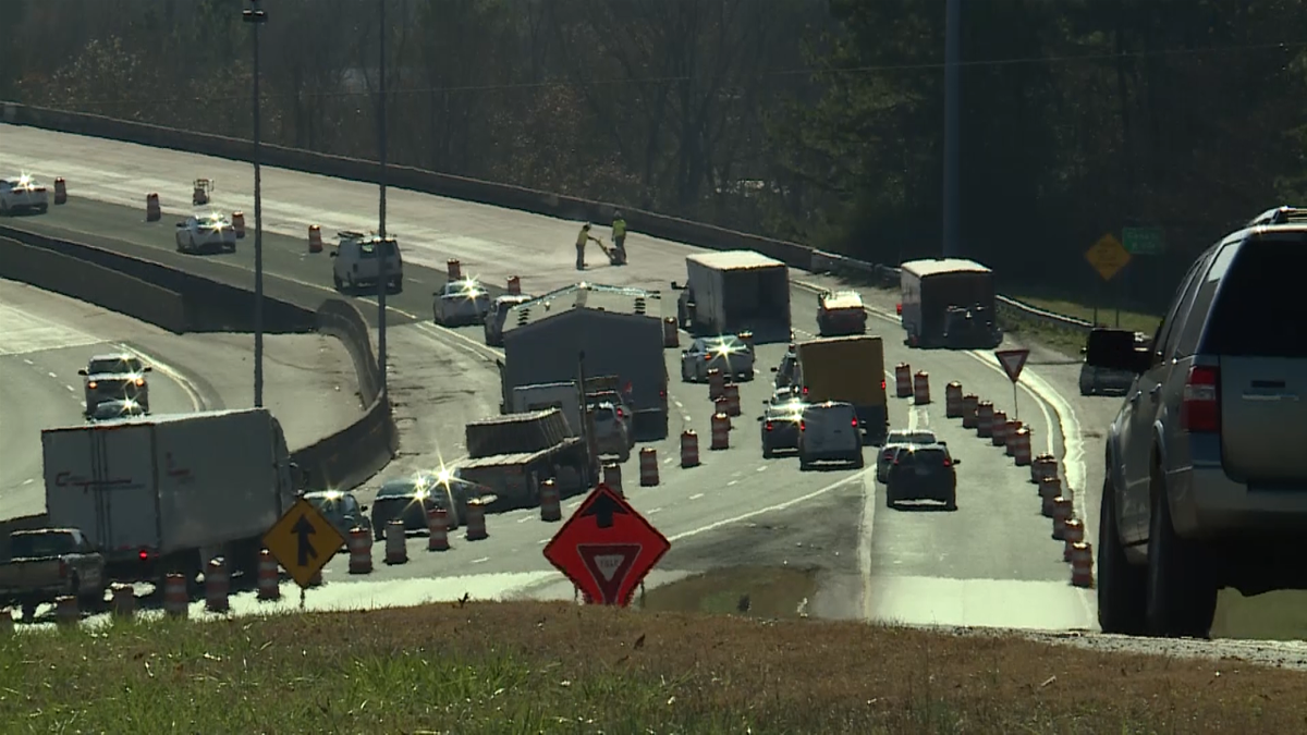 Road work, traffic headaches continue on Interstate 459 near Liberty Park