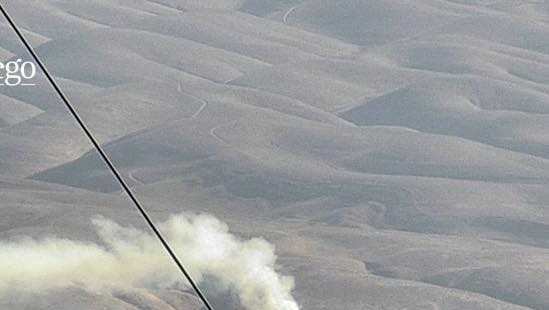 Slow moving fire stopped in South Monterey County