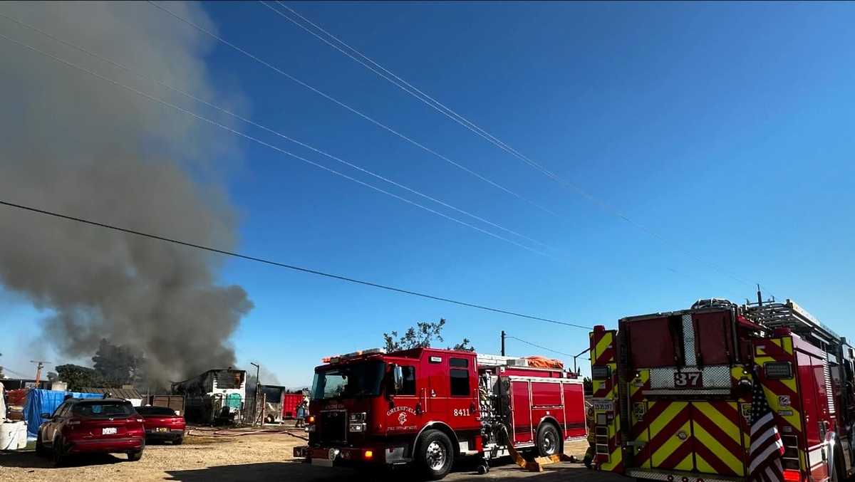 Structure fire reported in South Monterey County