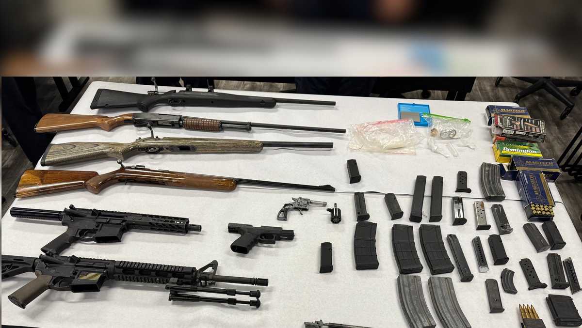 3 arrested for cache of firearms, other felony charges in California