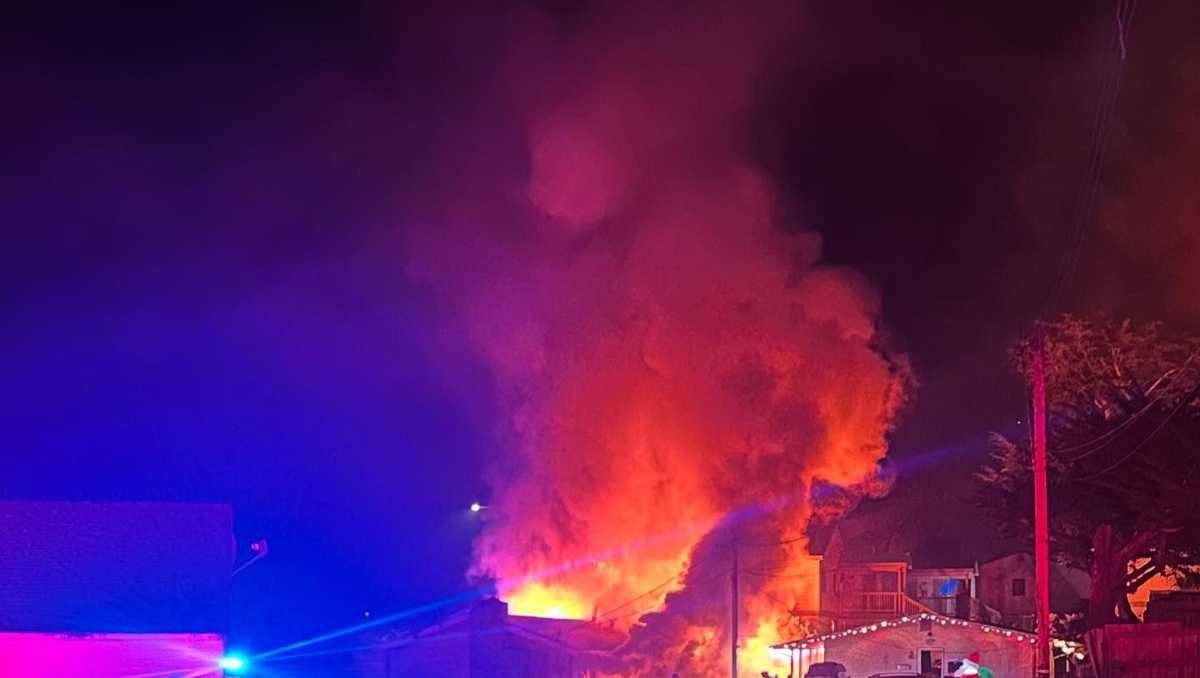 Home a complete loss after Marina fire, 10 people displaced