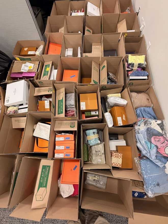 2 arrested in counterfeit designer goods operation