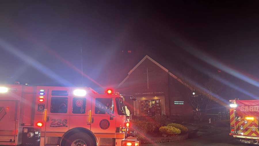 Investigation underway after fire is reported at church in Plum