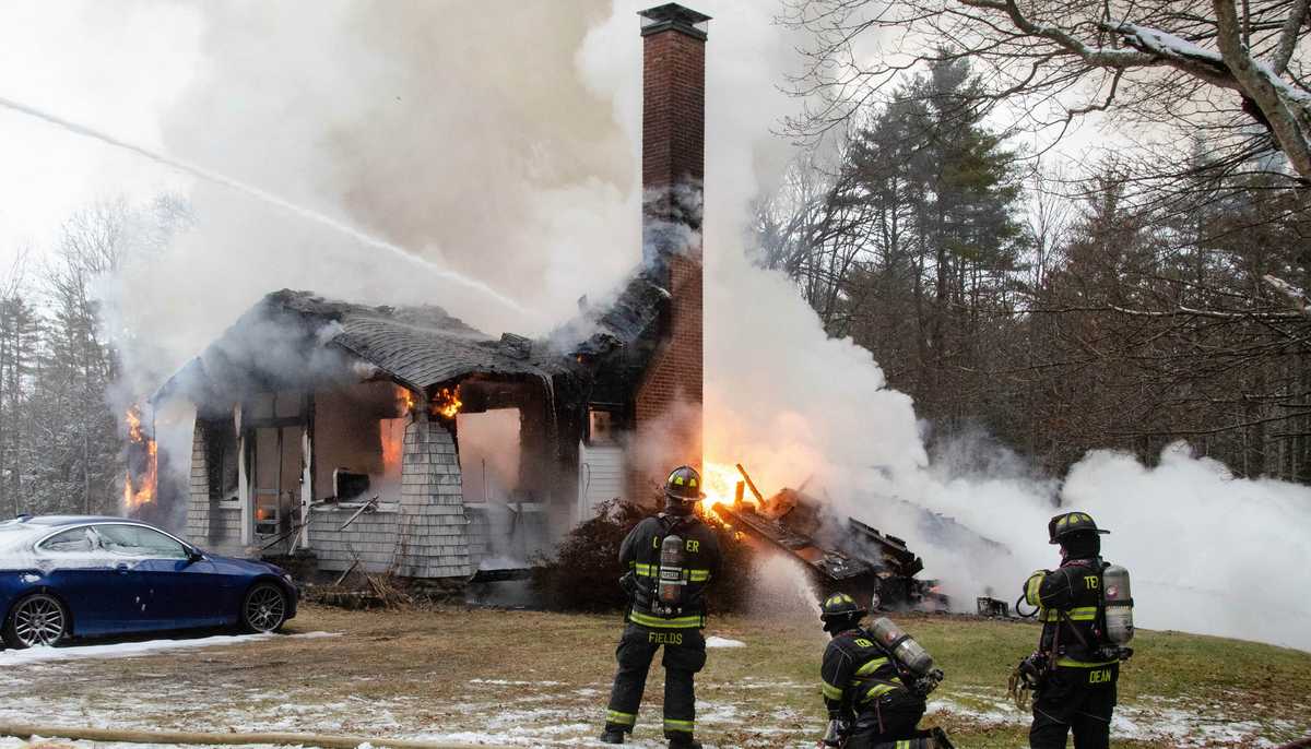 New Hampshire crews help battle fire in Winchendon on Christmas Eve; no ...