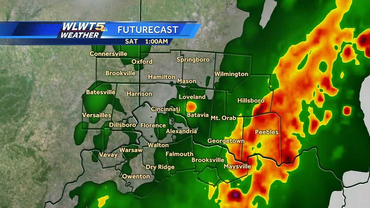 HOUR BY HOUR: Check the futurecast radar