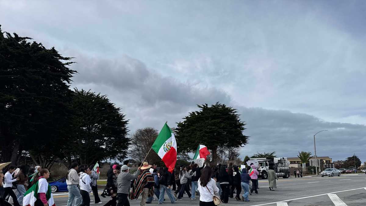 Watch: Protesters march in Seaside over Trump immigration policies