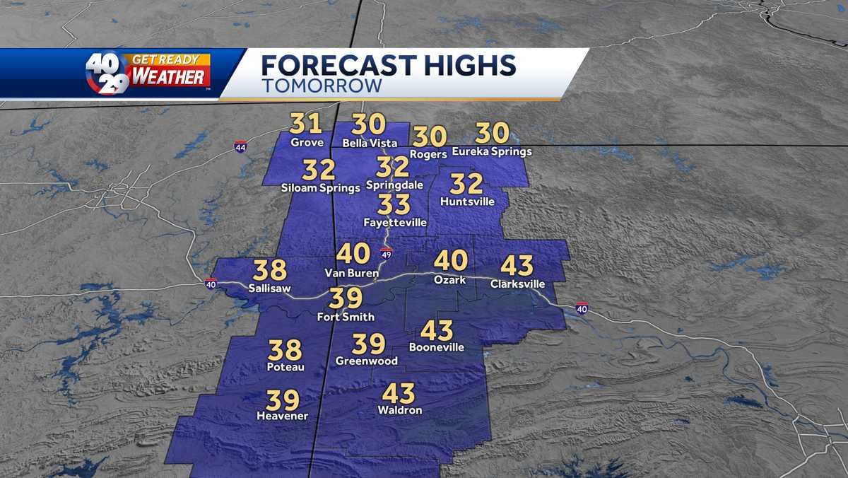 TIMELINE: How long the freezing rain and slush will stick around in ...