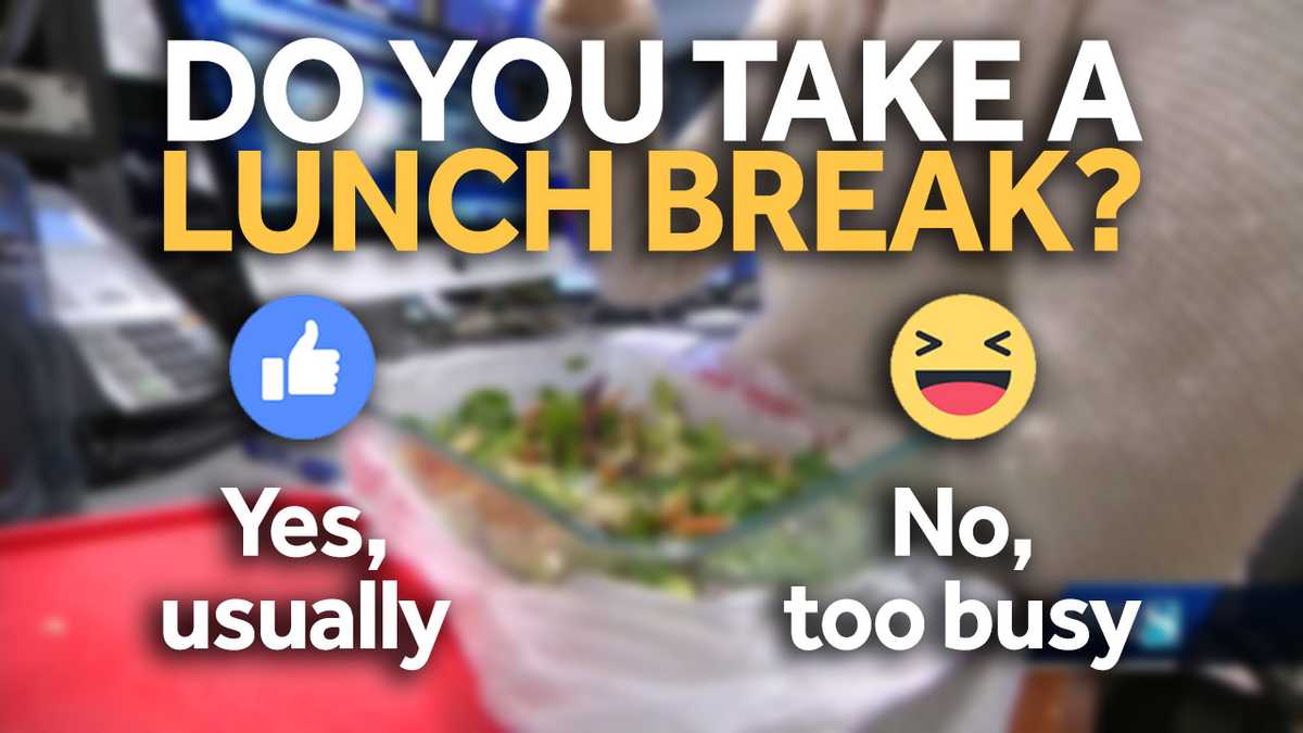 Study: Half of American workers don't take their lunch break