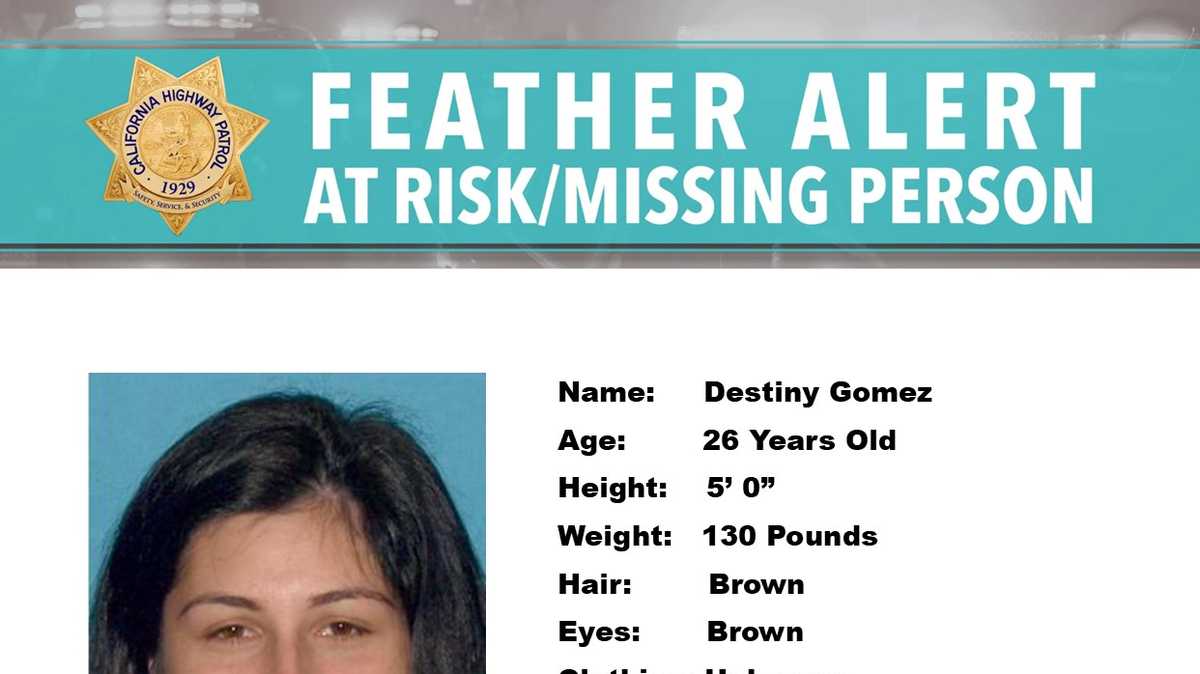 Feather Alert issued for woman believed to be in Bay Area