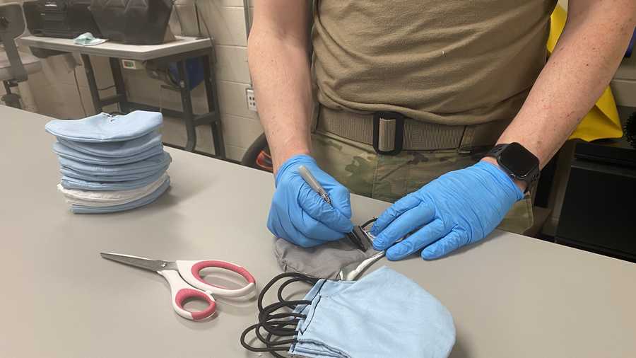 Red Cross collecting homemade face coverings to donate to veterans
