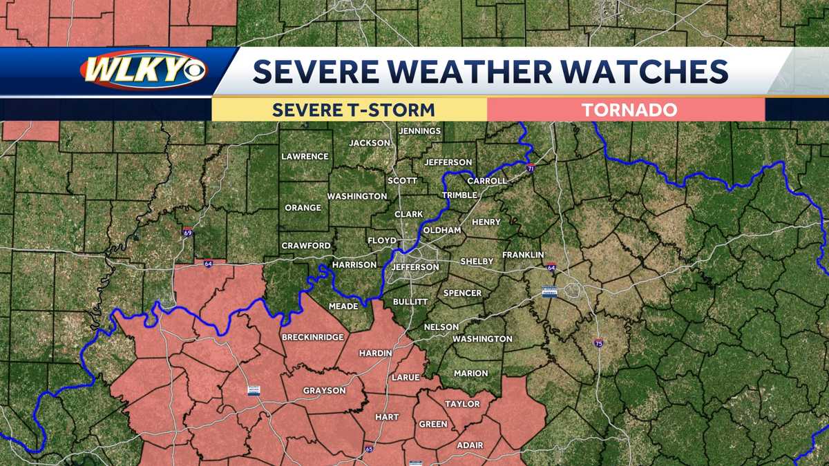 Louisville area has another severe weather chance Tuesday | Radar
