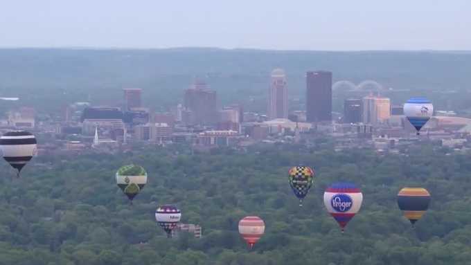 Great Balloon Race delayed to evening due to weather