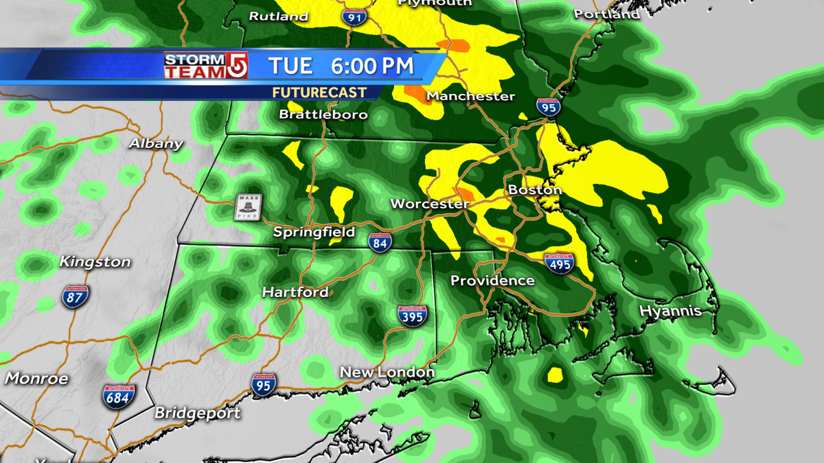 Rain, wind to impact evening commute, record cold