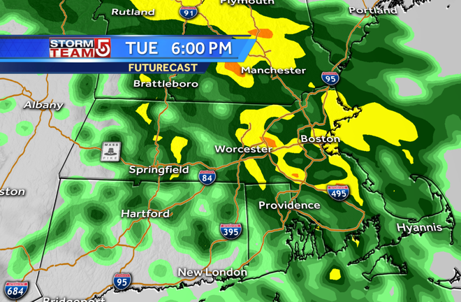 Rain, wind to impact evening commute, record cold