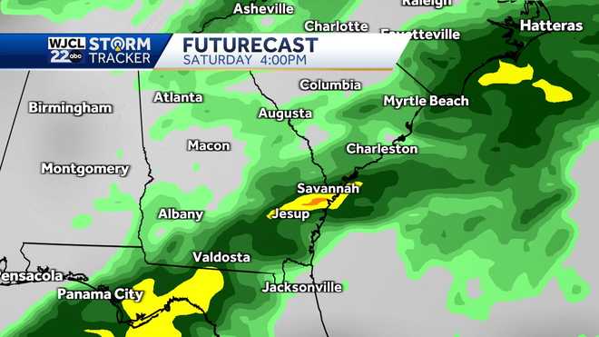 Savannah: Tracking rain, thunderstorms for this weekend