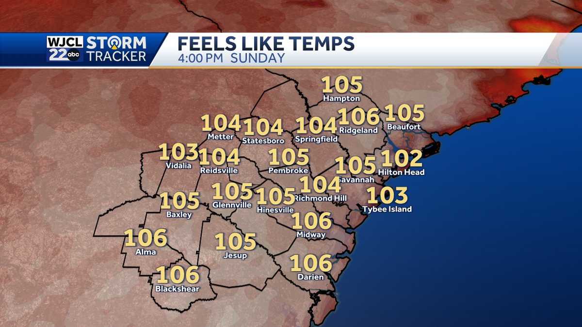 Savannah: Tracking higher heat, rain chances