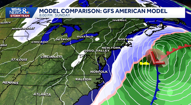 Will weekend nor’easter hit Pa.? Latest models keep it offshore