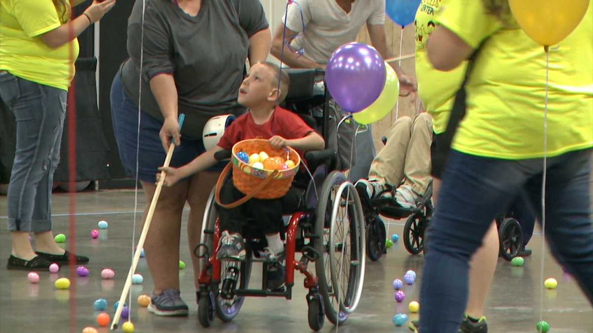 Easter Egg Hunt held for Special Needs Kids