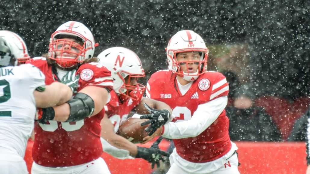 PHOTOS: Huskers take on Michigan State